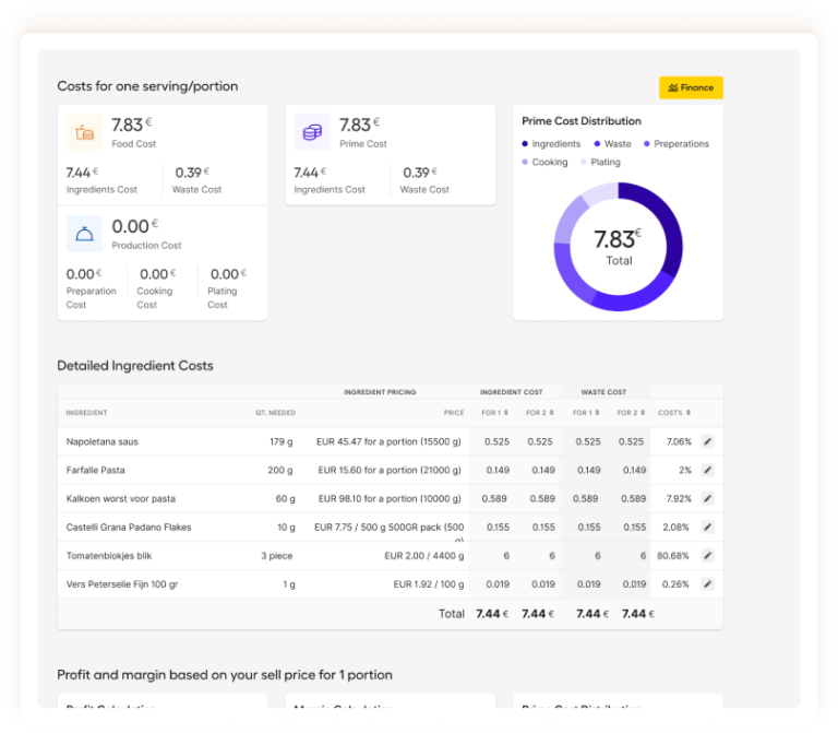 Best Food & Recipe Costing Software For Restaurants