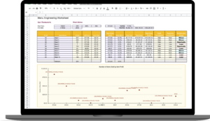 Free Menu Engineering Worksheet For Excel & Google Sheets - Download Now