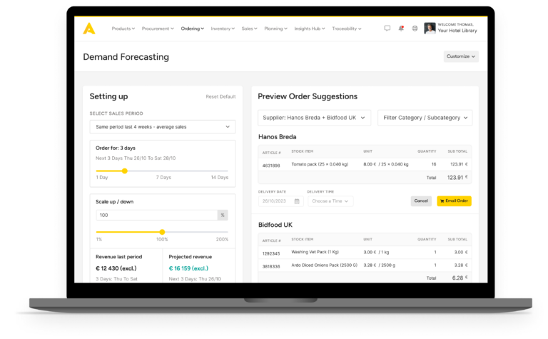 Demand Forecasting Software for Multi-unit Restaurants︱Apicbase